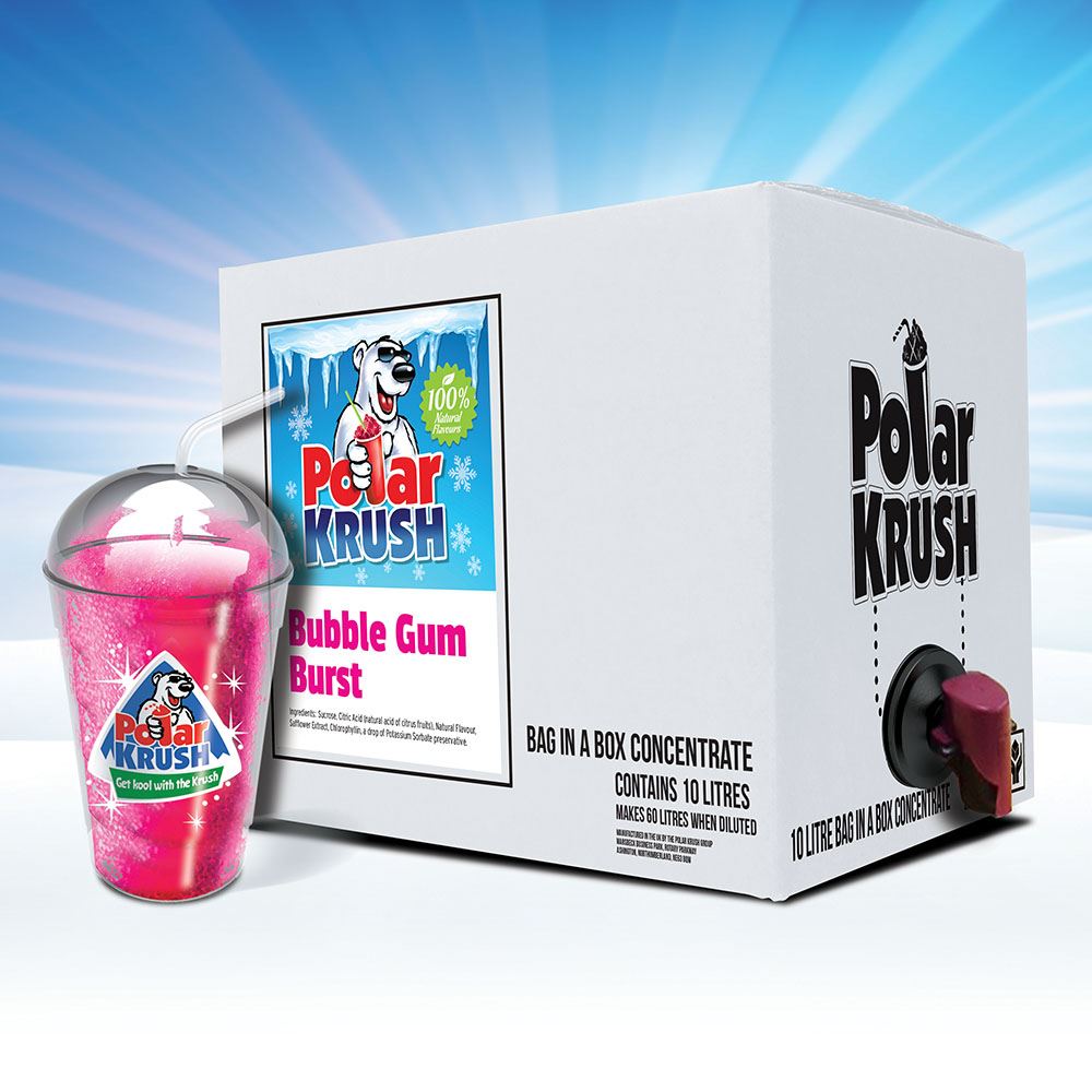 Bubble Gum Burst SUGAR FREE 20l - Polar Krush Ltd